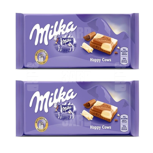 Milka Happy Cows Chocolate 100g - Pack of 2 – 3ard