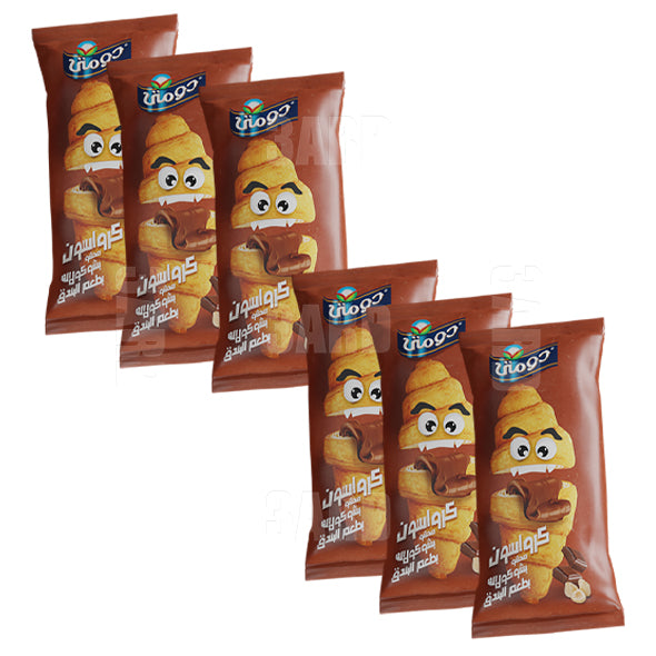 Domty Croissant Chocolate Hazelnut 1pcs - Pack of 6 – 3ard