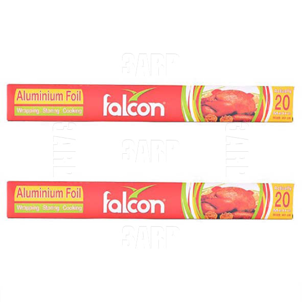 Falcon Aluminum Foil 20m x 40cm - Pack of 2 – 3ard