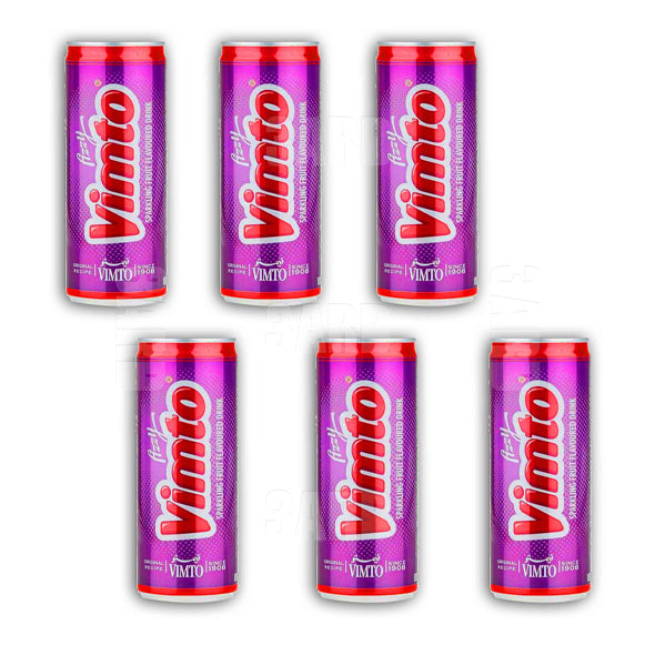 Vimto Sparkling Fruit Raspberry Can 250ml - Pack of 6 – 3ard