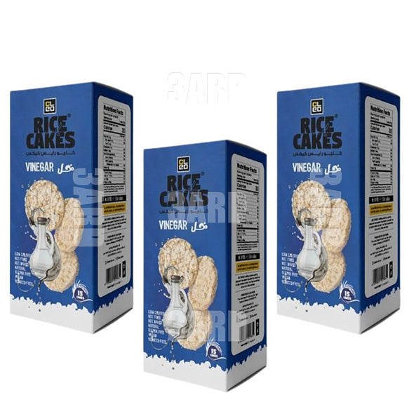 Cleo Vinegar Rice Cakes 105g - Pack of 3 – 3ard