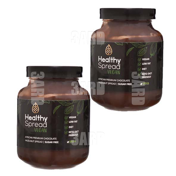 Healthy Spread Chocolate Vegan 375g - Pack of 2 – 3ard