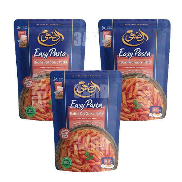 Al Doha Easy Pasta with Italian Red Sauce 185g - Pack of 3 – 3ard