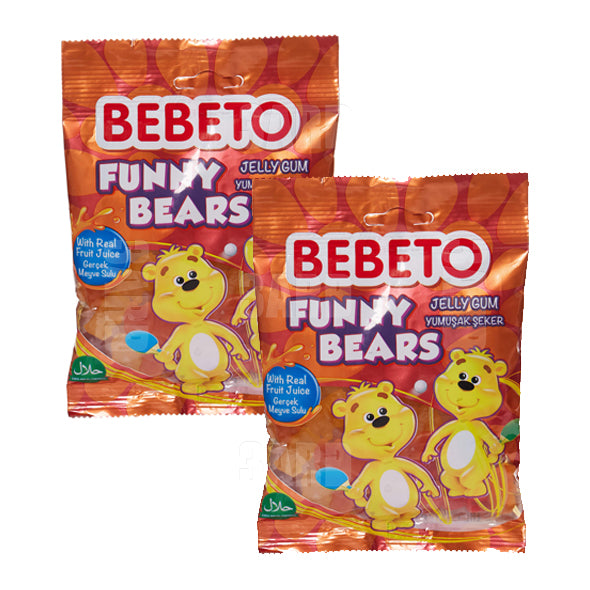 Bebeto Jelly Gum Funny Bears 80g - Pack of 2 – 3ard