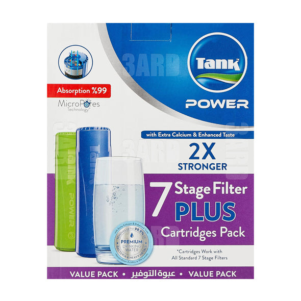 Tank Power Economic Pack for 7 Stages Plus 7 pcs - Pack of 1 – 3ard