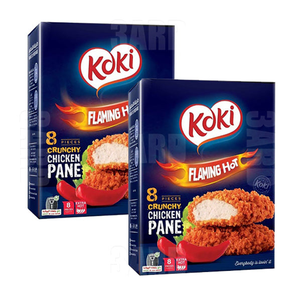 Koki Flaming Hot Chicken Pane 8pcs - Pack of 2 – 3ard