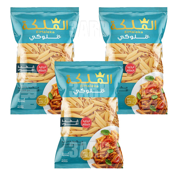 El Maleka Melouky Pasta Penne 400g - Pack of 3 – 3ard