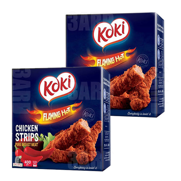 Koki Flaming Hot Chicken Strips 400g - Pack of 2 – 3ard