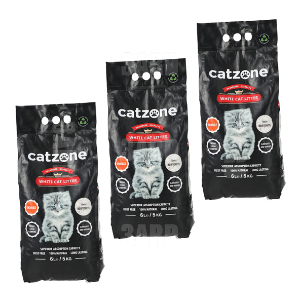 Cat Zone Cat Litter Orange 5kg - Pack of 3 – 3ard