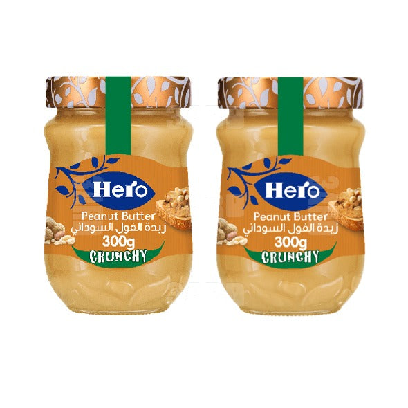 Hero Peanut Butter Crunchy 300g - Pack of 2 – 3ard