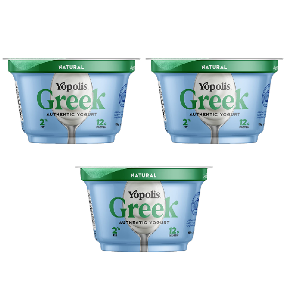 Yopolis Greek Yogurt 2% Fat 150g - Pack of 3 – 3ard