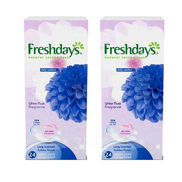 Freshdays Pantyliners Normal Scented 24 Pads - Pack of 2 – 3ard