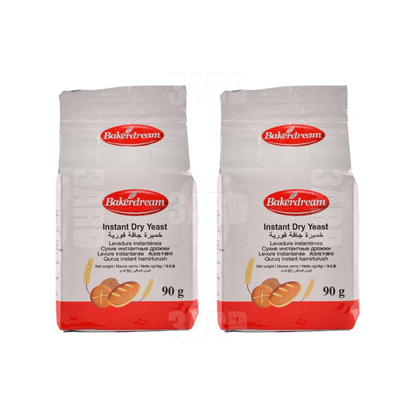 BakerDream Instant Dry Yeast 90g - Pack of 2 – 3ard