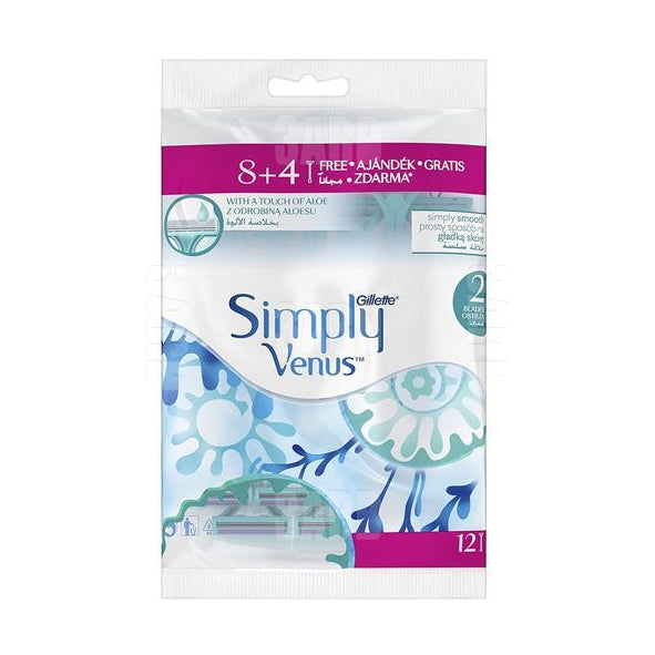 Gillette Venus Simply 8+4pcs - Pack of 1 – 3ard