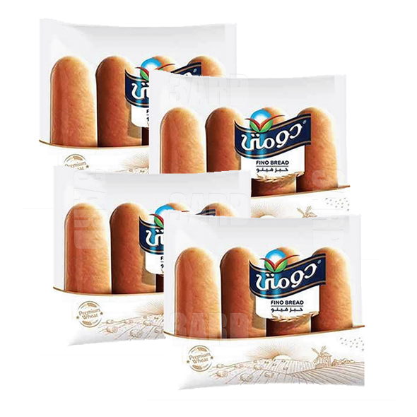 Domty Plain Fino Bread 4 Pcs - Pack of 4 – 3ard
