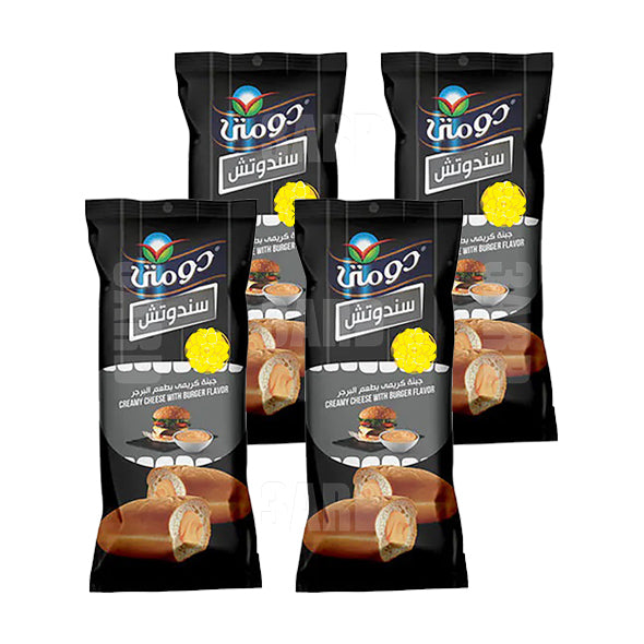 Domty Creamy Cheese with Burger Flavor Sandwich - Pack of 4 – 3ard
