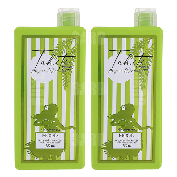 Mood Shower Gel Tahiti Green 750ml - Pack of 2 – 3ard
