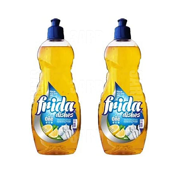 Frida Dish Wash Liquid Lemon 600ml - Pack of 2 – 3ard