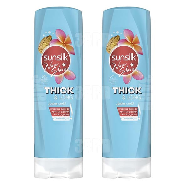 Sunsilk Hair Conditioner Thick & Long Biotin & Castor Oil 350ml - Pack ...