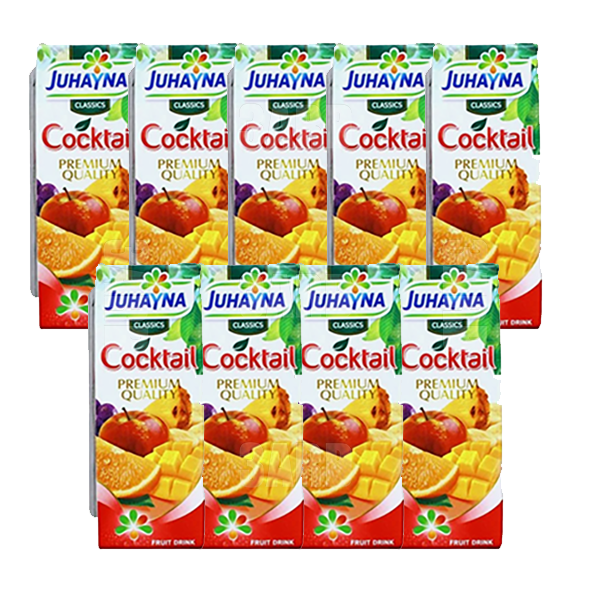 Juhayna Cocktail Juice 235ml - Pack of 9 – 3ard