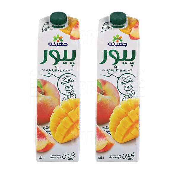 Juhayna Pure Mango Peach Juice 1L - Pack of 2 – 3ard