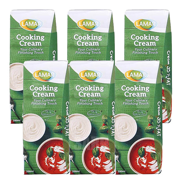 Lamar Cooking Cream 200ml - Pack of 6 – 3ard