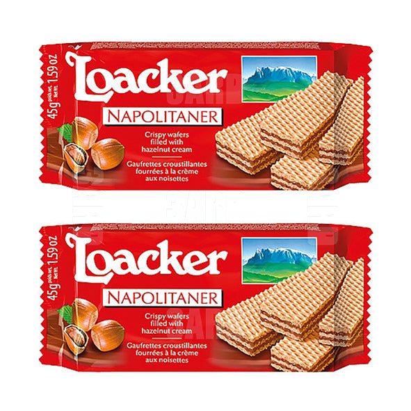 Loacker Classic Napolitaner Wafer 45g - Pack of 3 – 3ard