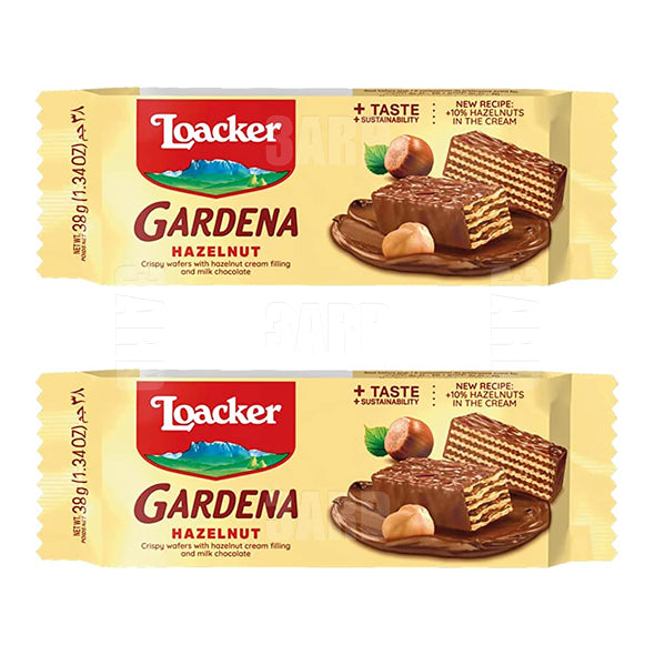 Loacker Gardena Hazelnut 38g - Pack of 3 – 3ard