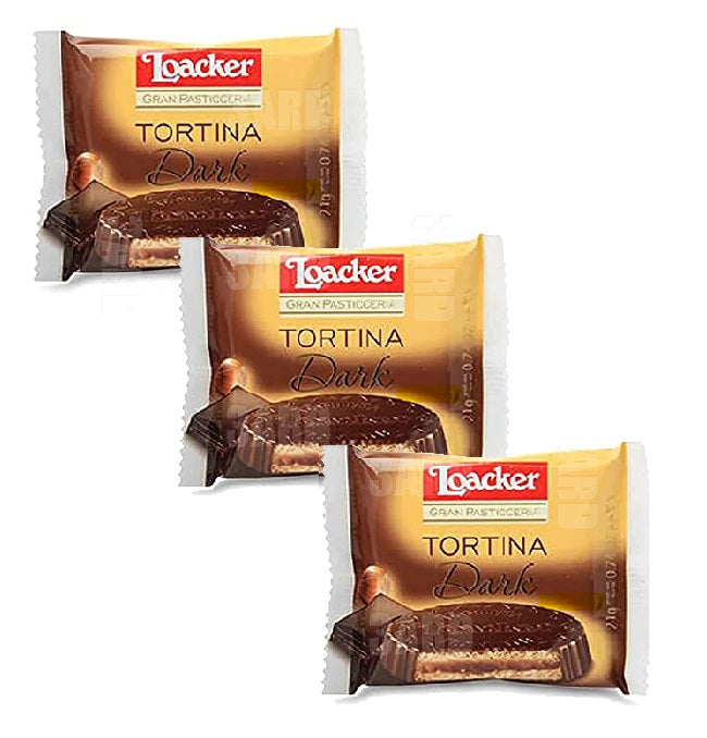 Loacker Tortina Dark 21g - Pack of 3 – 3ard