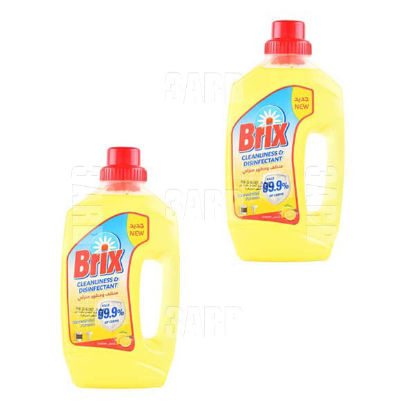 Brix Multi-Purpose Cleaner And Disinfectant Lemon 730ml - Pack of 2 – 3ard