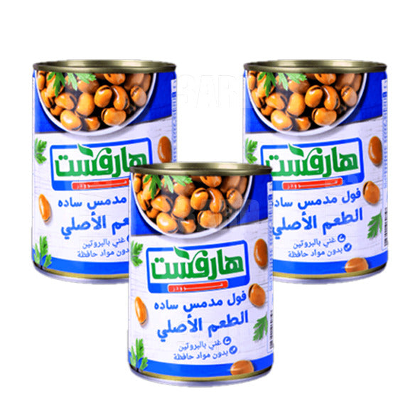 Harvest Foods Strained Fava Beans Plain Original 400g - Pack of 3 – 3ard