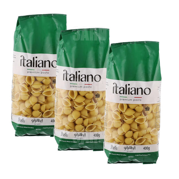 Italiano Premium Pasta Shells 400g - Pack of 3 – 3ard