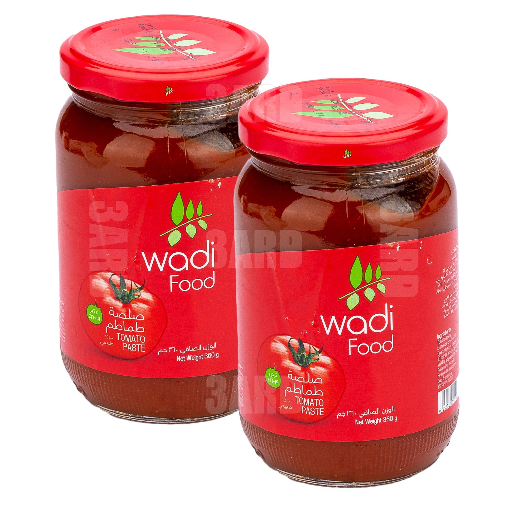 Wadi Food Tomato Paste 360g - Pack of 2 – 3ard